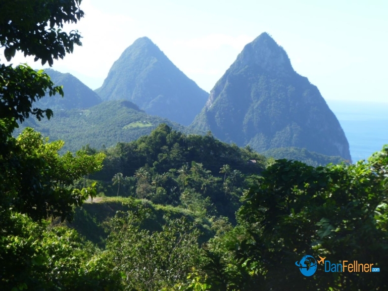 St. Lucia's majestic twin Pitons - danfellner.com